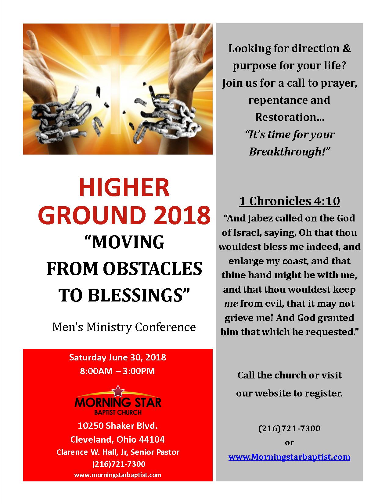 Men's Ministry Conference - Morning Star Baptist Church